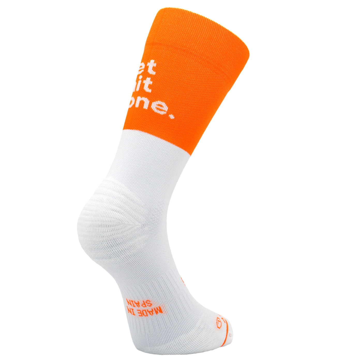 GET SHIT DONE ORANGE - RUNNING SOCK